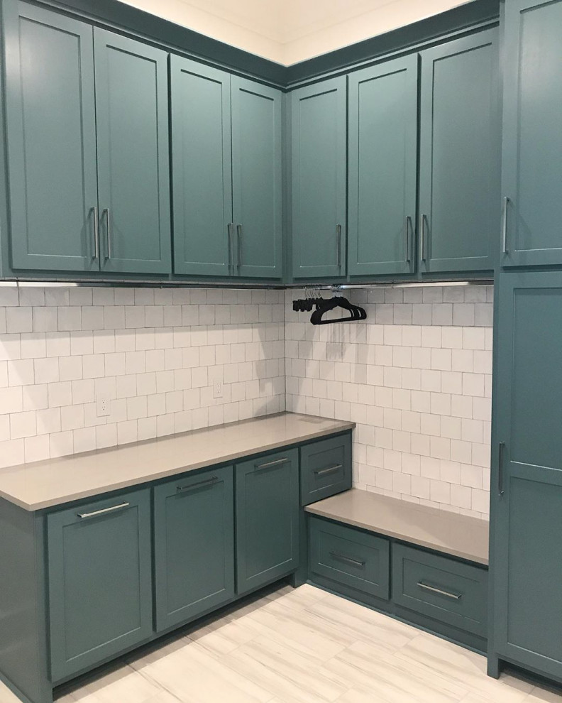 Apollo Grey Laundry Room Floor by The Murphy Dream Homes - Modern - Laundry Room - Miami - by ...