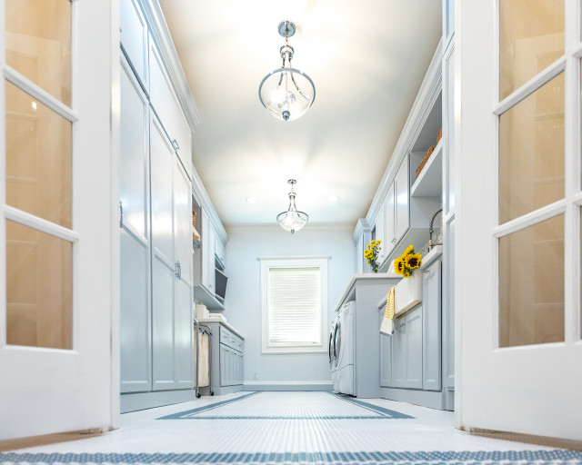 Ceiling Lights Distribution Design - Contemporary - Utility Room ...