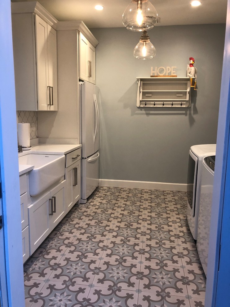 Cement Tiles - Country - Utility Room - Miami - by Pieces of Me ...