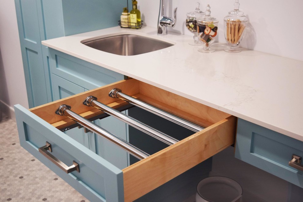 Custom Drawer Laundry Hangers - Laundry Room - Calgary - by Hiebert ...