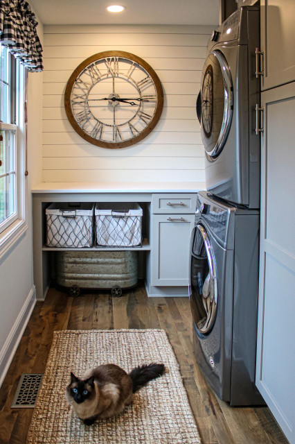 Gray Laundry Room Box Laundry Drying Racks Drawer Box