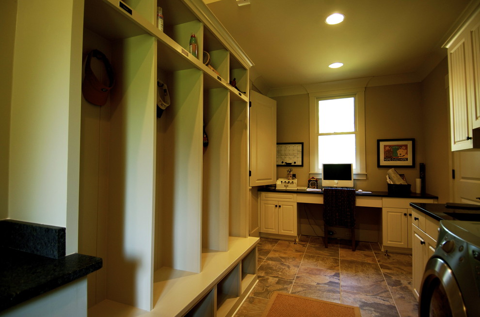 Laundry, Office and drop zone by McMillan Construction - Laundry Room ...