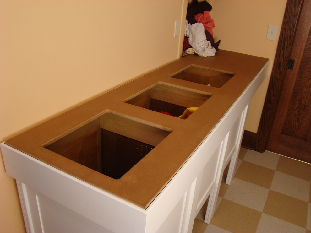 Laundry Room sorting table - Eclectic - Staircase - Minneapolis - by ...