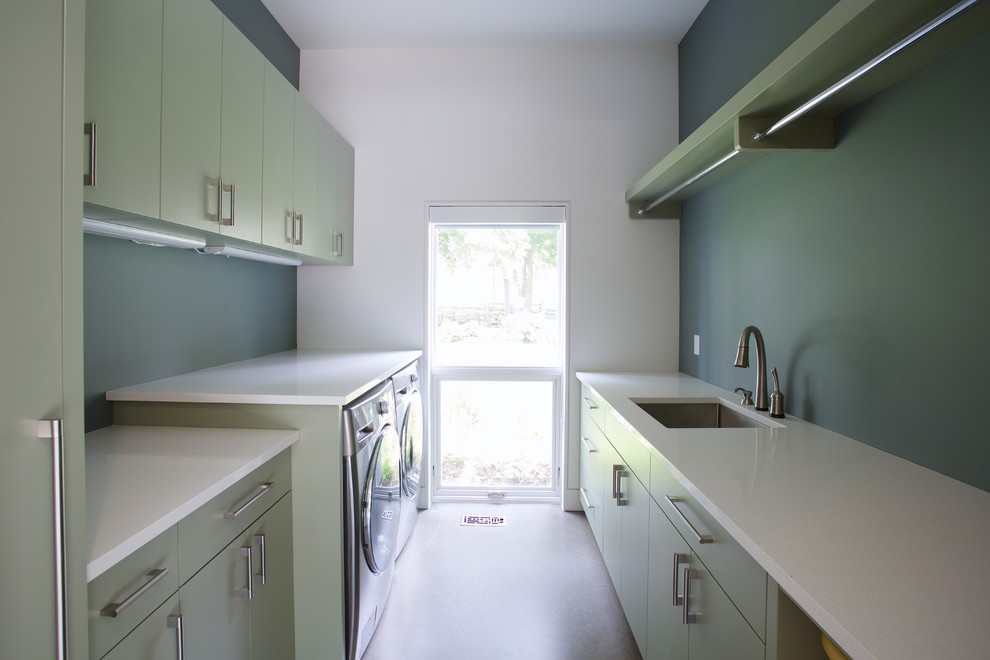 Modern Home with Character and Purpose - Contemporary - Laundry Room ...