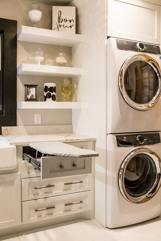 Modern Meets French Quarter Historical Remodel - Laundry Room ...