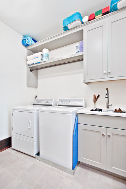 Modern Timber Frame - Transitional - Laundry Room - Nashville - by ...