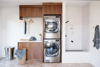 Modern Timber Residence - Rustic - Laundry Room - Toronto - by Madison ...