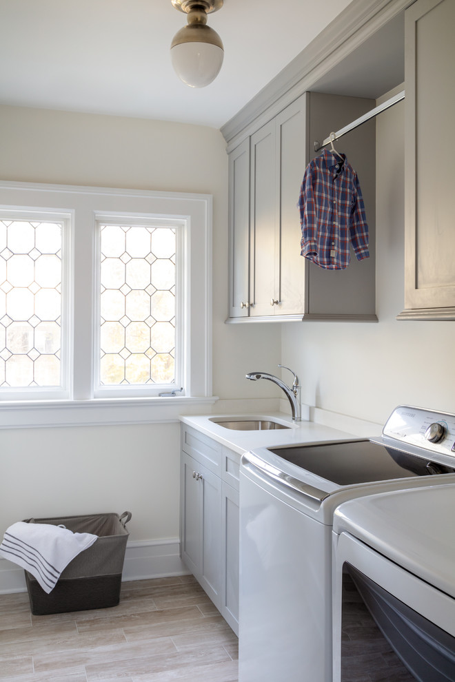 Modernized Center Hall Colonial - Modern - Laundry Room - New York - by ...