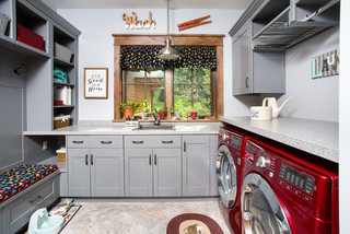 Mountain Club - Rustic - Laundry Room - Other - by Edgewater Design ...