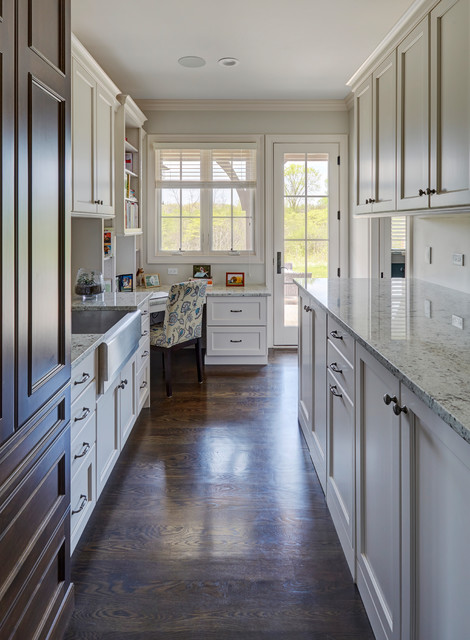 Multipurpose Home Office / Laundry Room Space - Traditional - Laundry ...