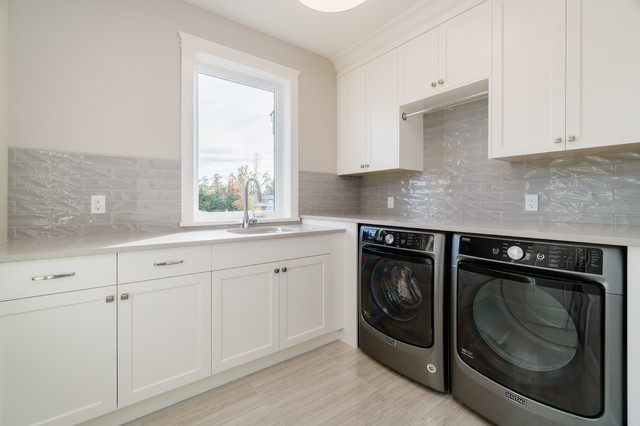 Oceanfront Bay - NEW BUILD - Traditional - Utility Room - Vancouver ...