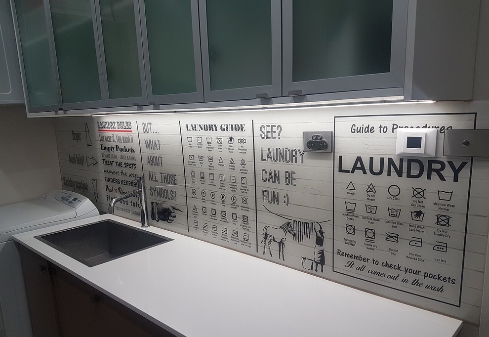 Printed Acrylic Kitchen Splashback - Laundry Room - Sydney - by ...