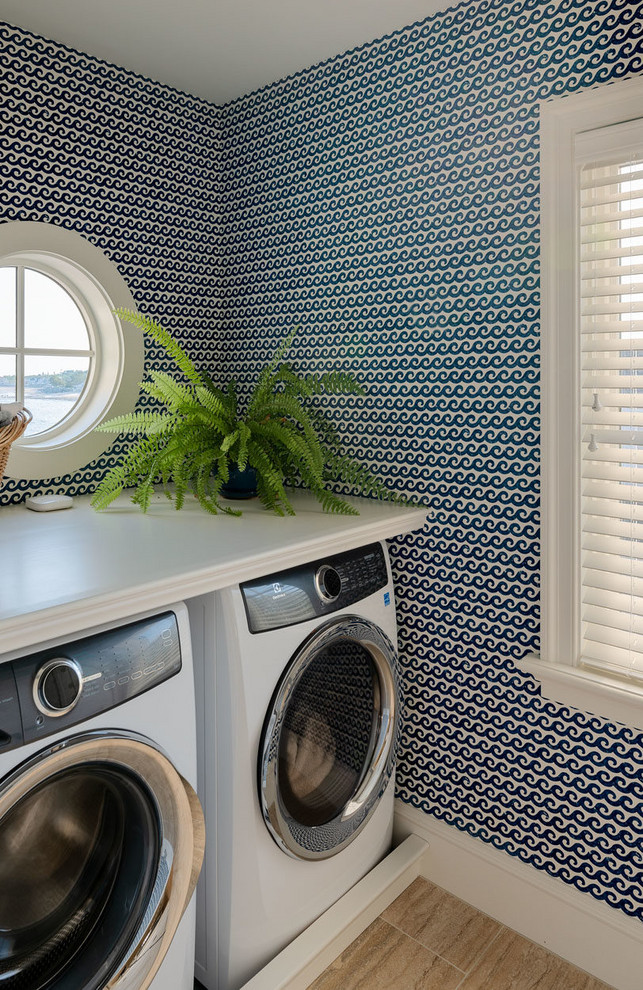 Seaside Classic - Beach Style - Laundry Room - Boston - by TMS ...