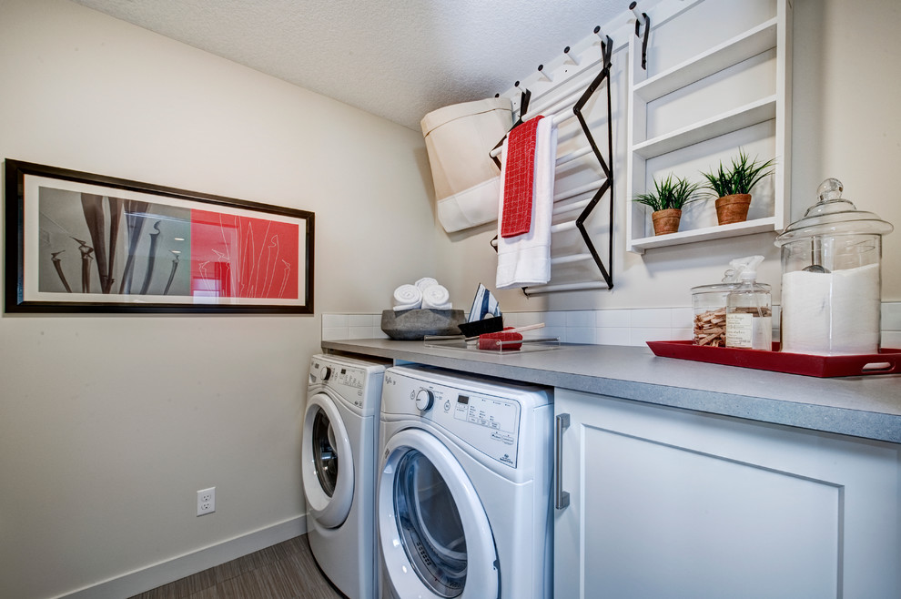 The Aria Showhome by Baywest Homes - Classique Chic - Buanderie ...