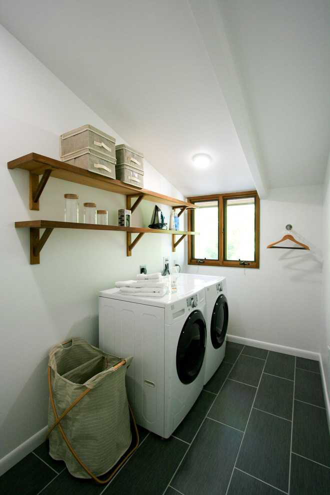 Upgraded Deck House - Contemporary - Laundry Room - Boston | Houzz