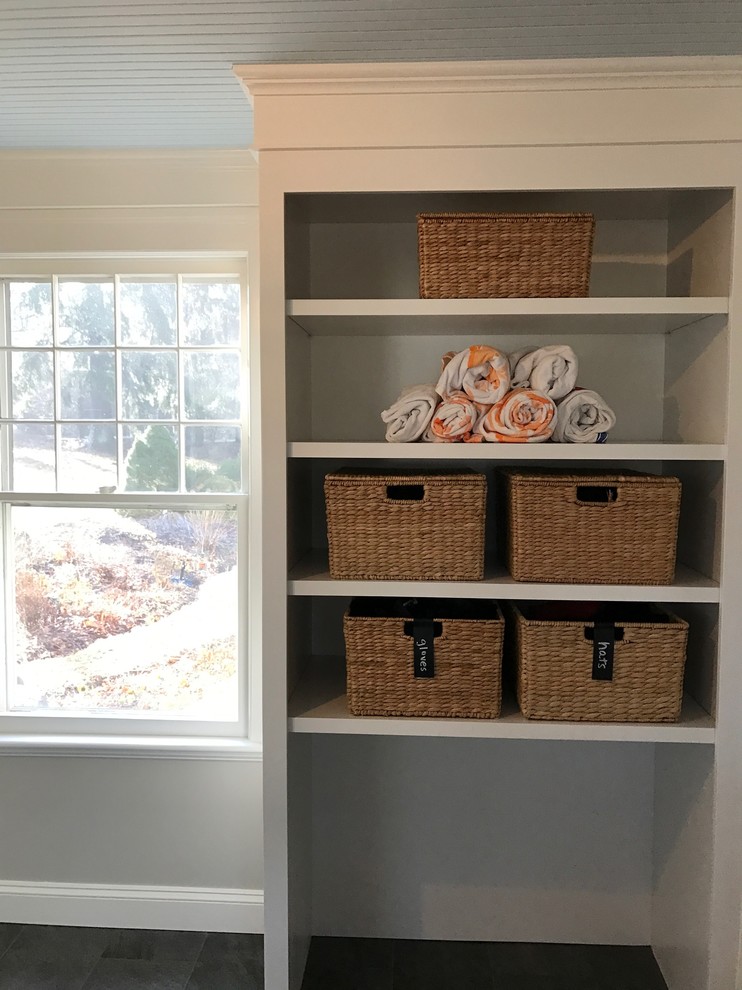 Vintage Colonial Mudroom/Laundry Room - Traditional - Laundry Room ...