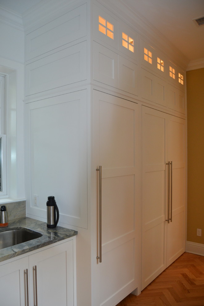 White Inset Kitchen & Annex - Modern - Laundry Room - Jacksonville - by ...