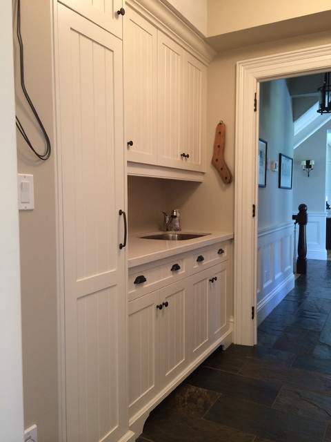 white laundry room - Traditional - Utility Room - Toronto - by Valleau ...