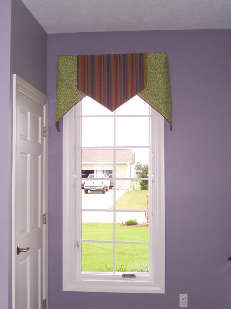 Window valances & Top treatments - Transitional - Laundry Room - Other ...
