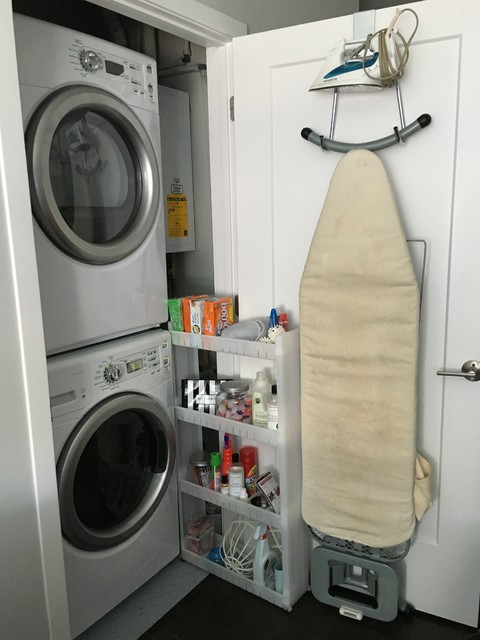 World's Smallest Laundry Closet! - Moderne - Buanderie - Boston - par ...