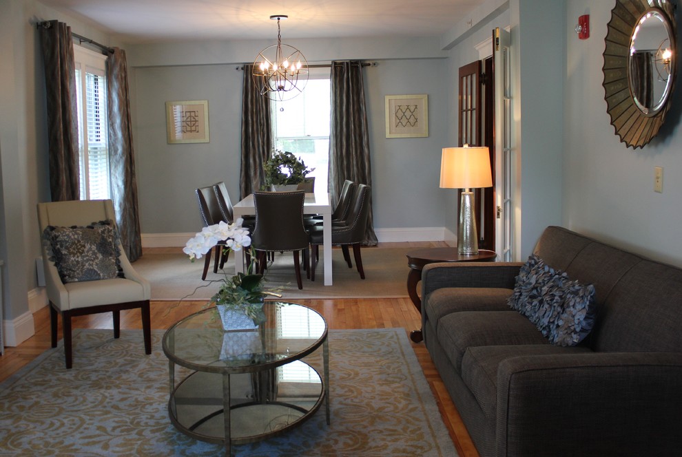 1880s Worcester Home - Contemporary - Living Room - Boston - by Norton ...