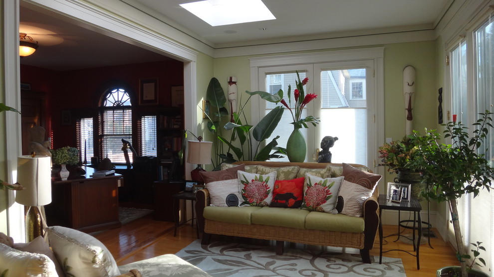 1890's Victorian Mansion Renovation - Victorian - Living Room - Boston ...