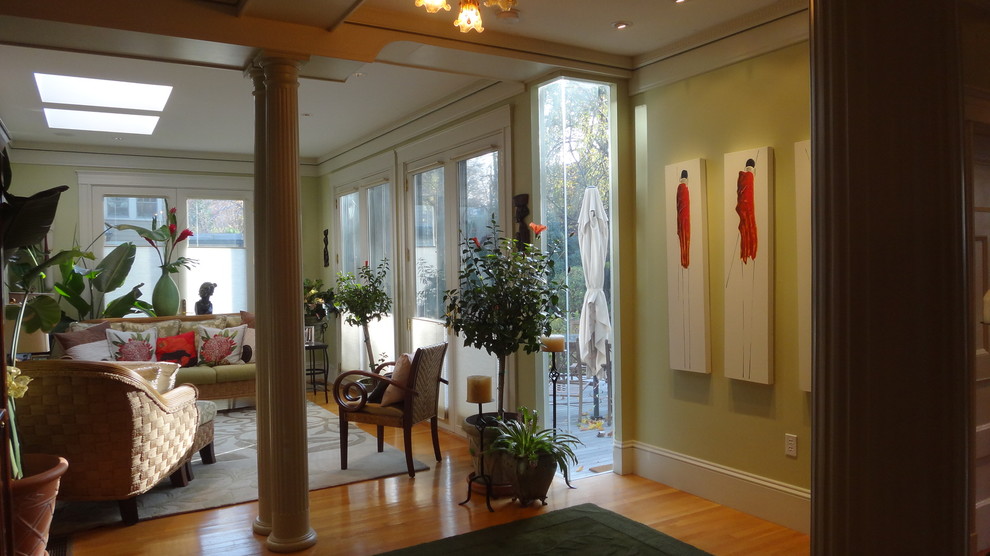 1890's Victorian Mansion Renovation - Victorian - Living Room - Boston ...