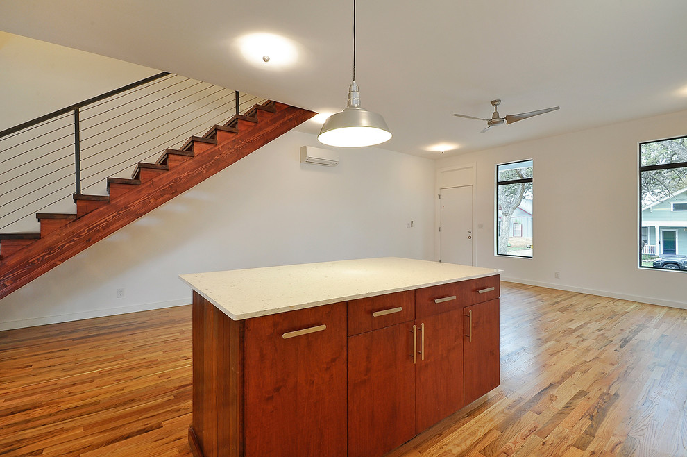 1901 Eva - South Austin Renovation - Contemporary - Living Room ...