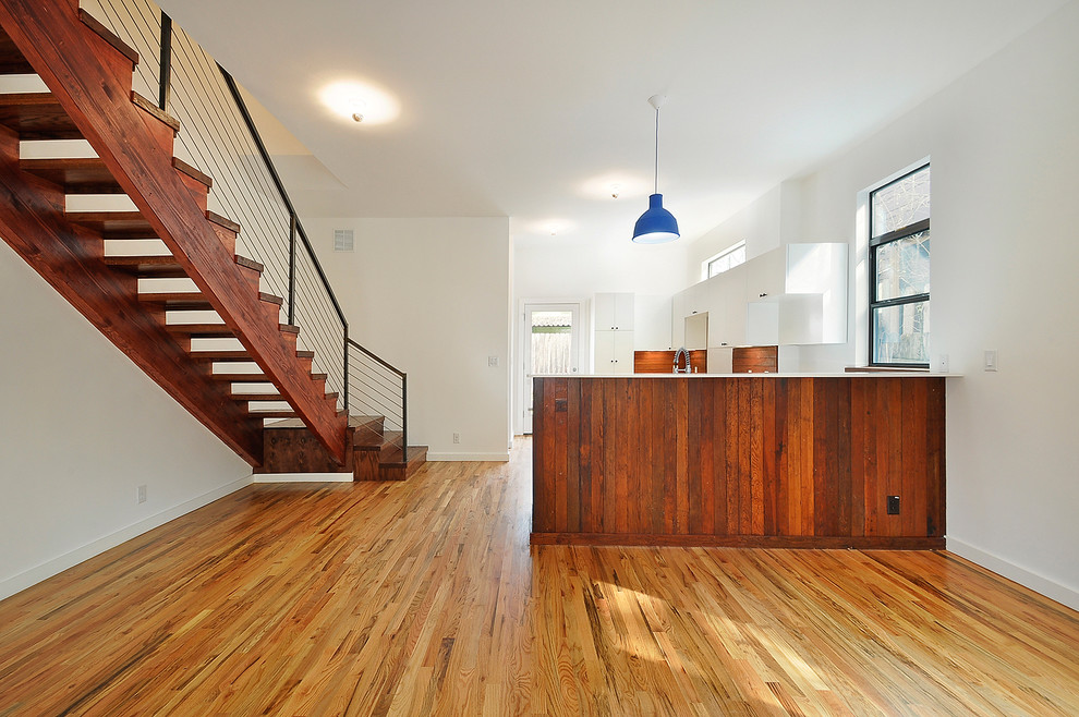 1901 Eva - South Austin Renovation - Contemporary - Living Room ...