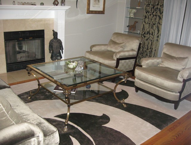 1920's Hollywood Bungalow - Transitional - Living Room - Los Angeles ...