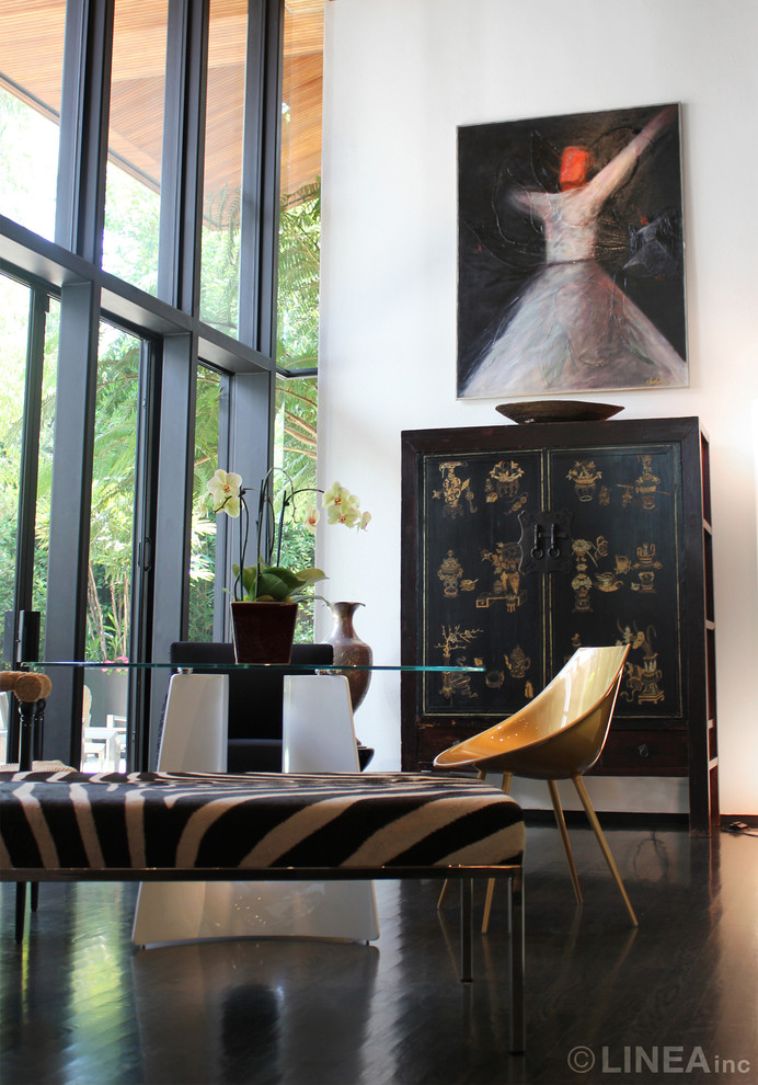 1973 A. Quincy Jones, Holmby Hills - Midcentury - Living Room - Los ...