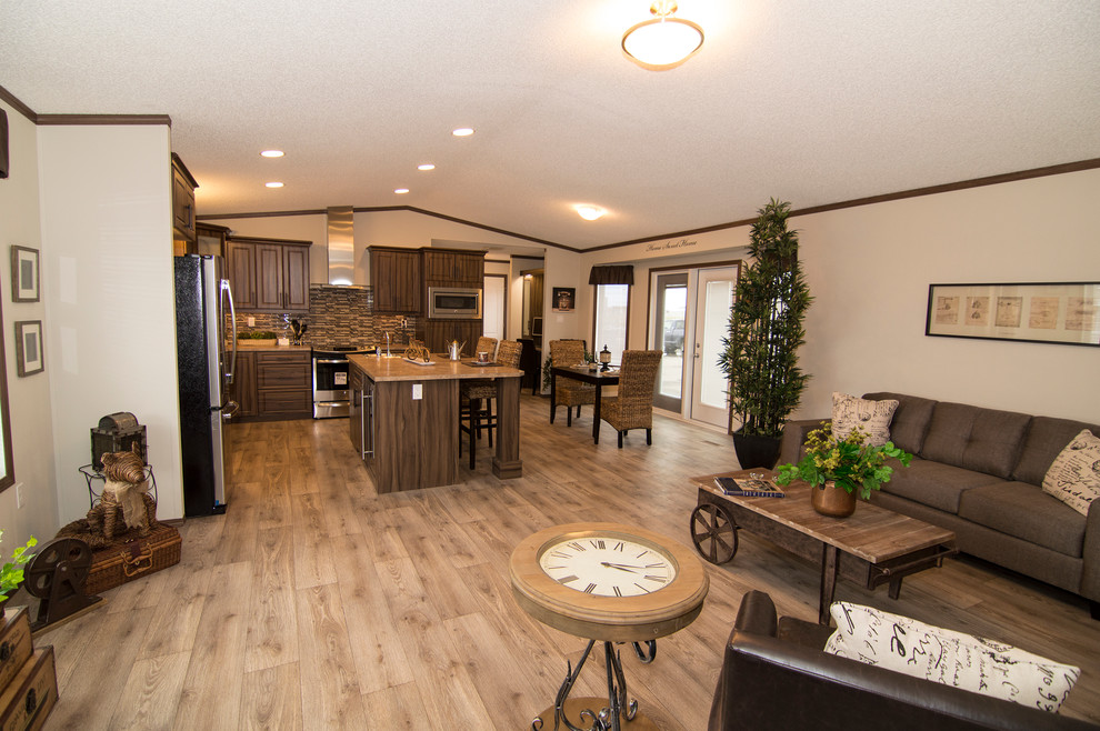 2015 Rustic Manufactured Home - Triple M Housing - Rustic - Living Room ...