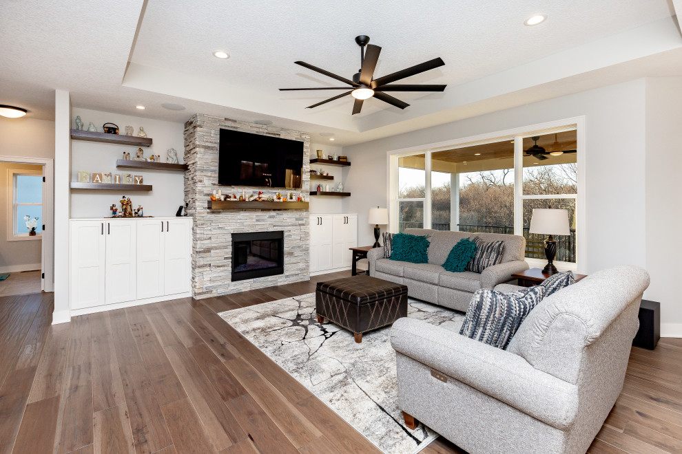 2019 Waukee Project - Transitional - Living Room - Other - by Teal ...