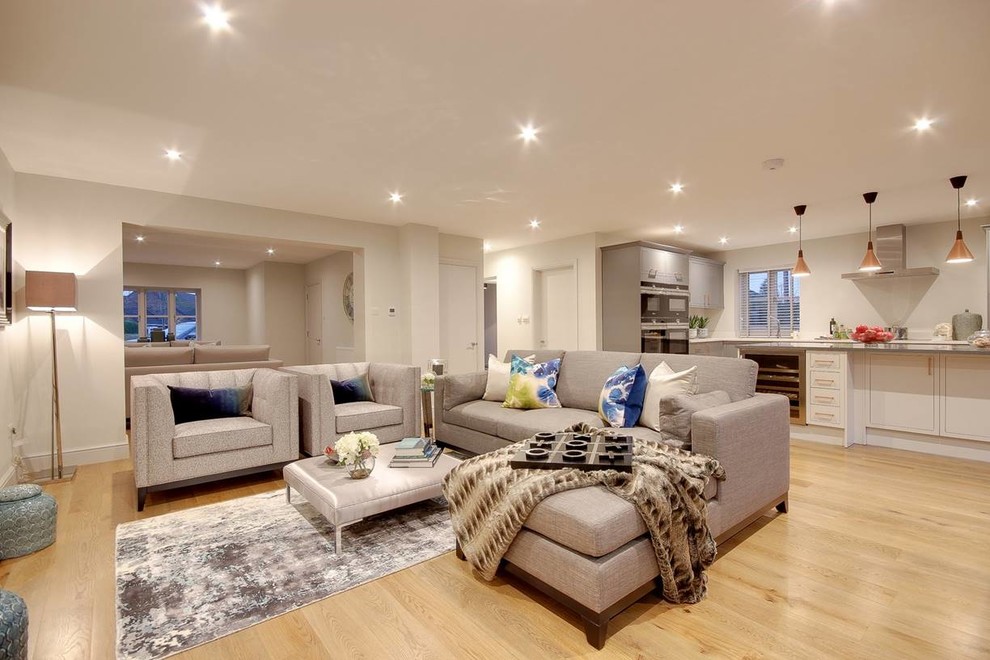 4 Bedroom Family Home, Farnham - Contemporary - Living Room - Surrey ...
