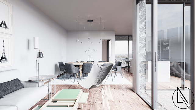 430 Sherbooke Montréal - INTERIOR RENDERINGS - Modern - Living Room ...
