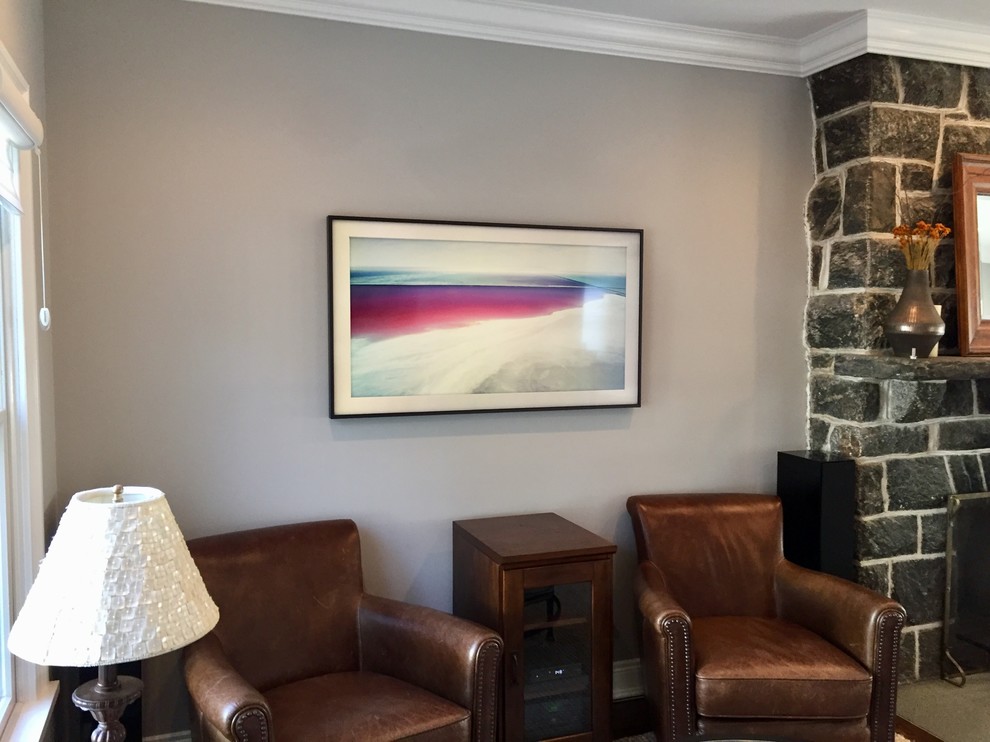 55" Samsung "The Frame" TV - Living Room - New York - by Vincent ...