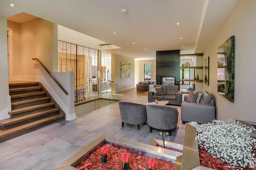 588 Conacher Dr. - Modern - Living Room - Toronto - by Rubix Home ...