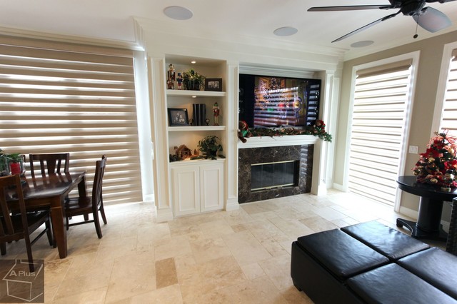 70 - Irvine Full Custom Kitchen & Bathroom Remodel - Traditional - Living Room - Orange County ...