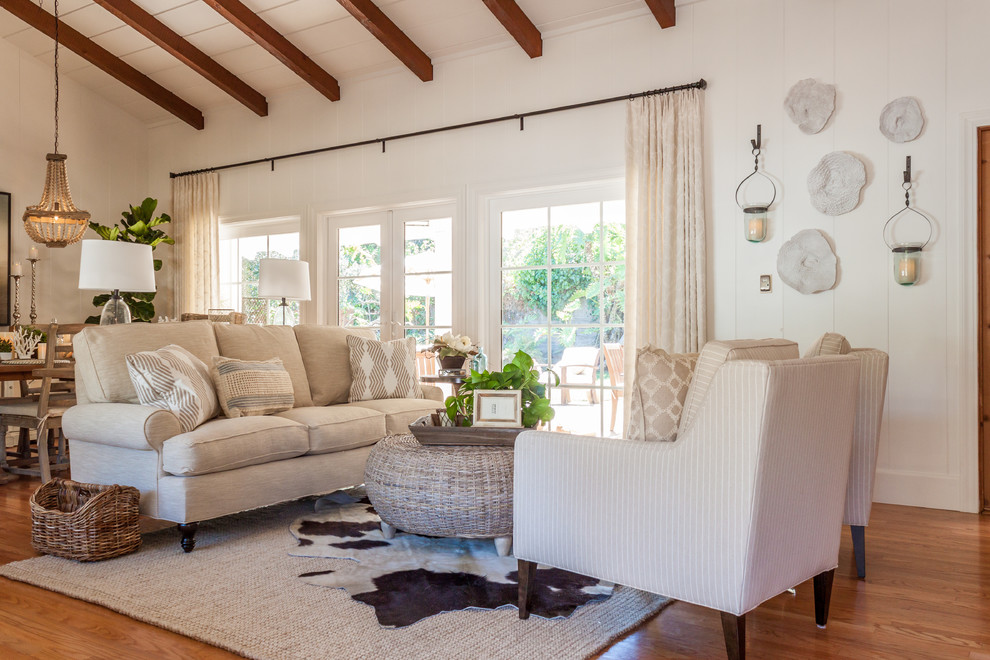 A Bright and Airy Update - Beach Style - Living Room - San Diego - by ...
