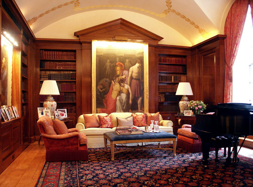 A French Walnut Library - Traditional - Living Room - New York - by ...