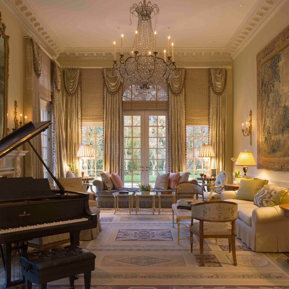 A Greek Villa - Traditional - Living Room - by Andrew Skurman ...