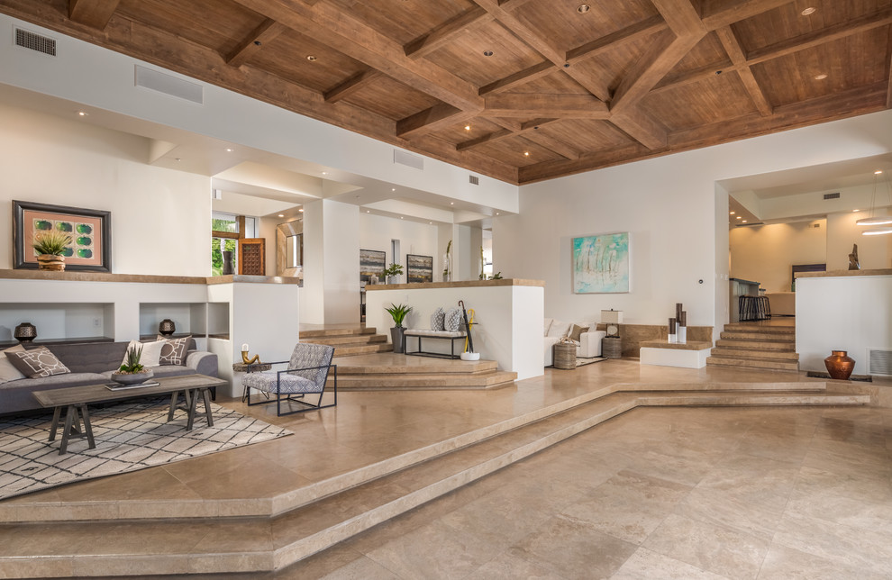 A Modern Masterpiece in Rancho Santa Fe - Contemporary - Living Room ...