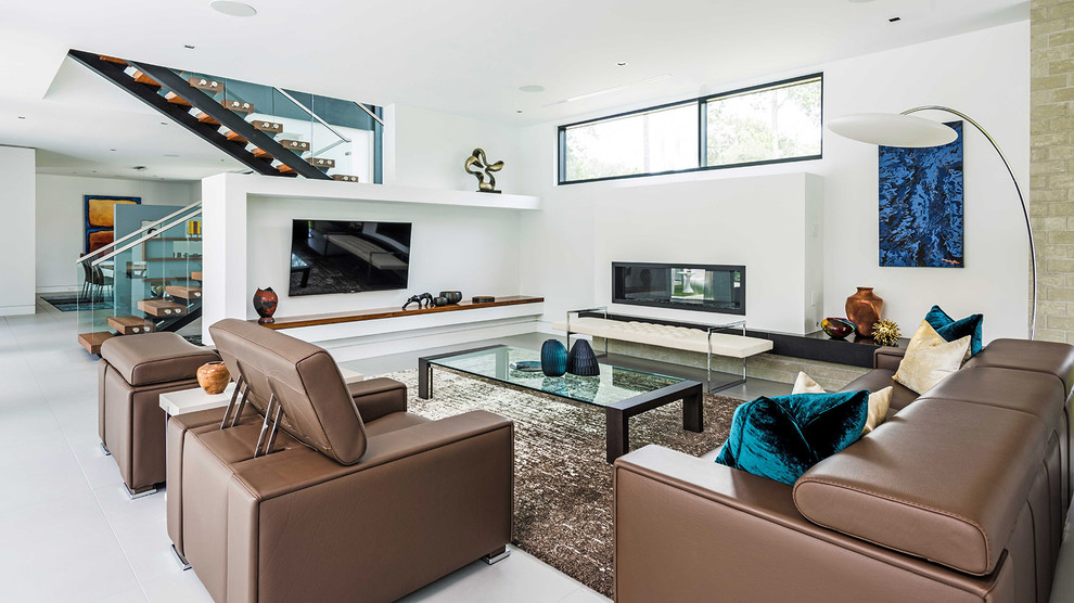 A Modern Smart House - Modern - Living Room - Houston - by Cantoni | Houzz