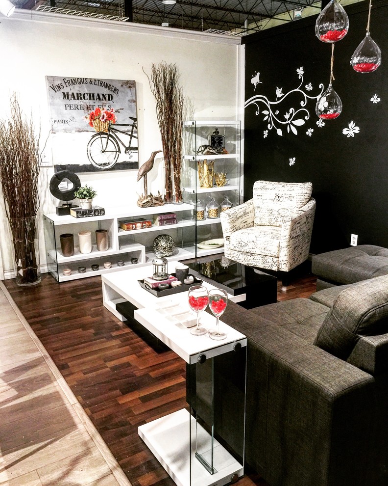 A Modern + Transition Crossover Dining & Living Space - Contemporary ...