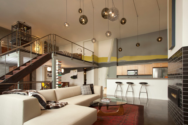 My Houzz: Modern Loft in a Converted 1920s Movie Theater