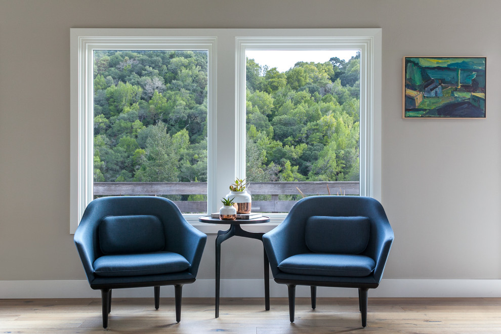 A Neutral Retreat - Midcentury - Living Room - Miami - by Rachel ...