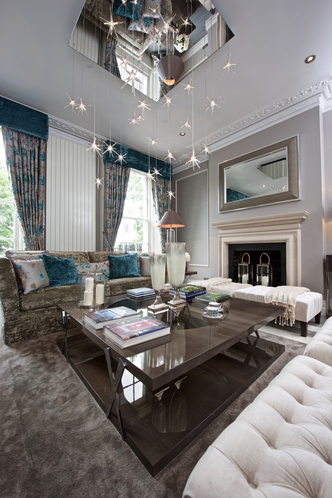 A Palatial Town house in Kensington, London - Contemporary - Living ...
