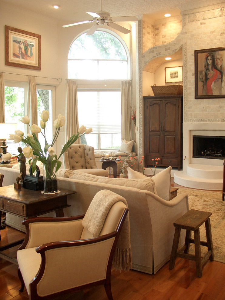 A Room with a View - Traditional - Living Room - Houston - by Terri ...
