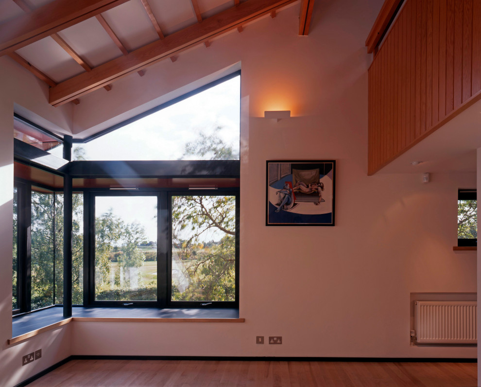 A window as an architectural event - Modern - Living Room - by Studio ...