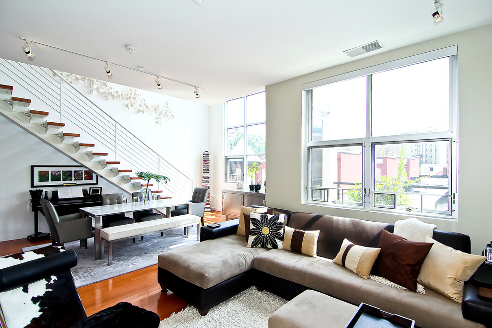 ADAMS ALLEY LOFT - Contemporary - Living Room - DC Metro - by User | Houzz
